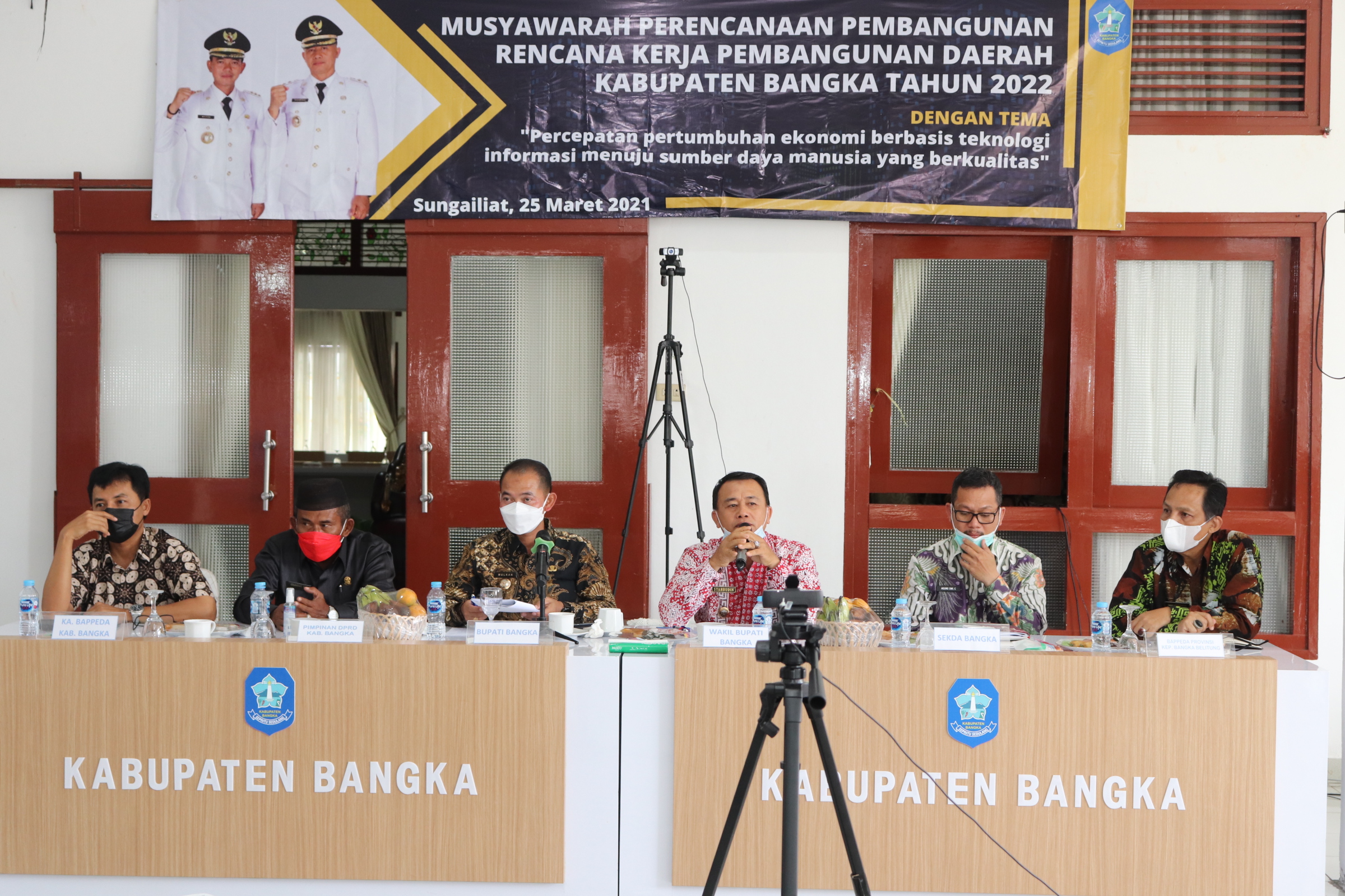 Bupati Bangka Buka Acara Musrembang Tahun 2022 | Portal Resmi Bupati Bangka Buka Acara Musrembang Tahun 2022 | Portal Resmi